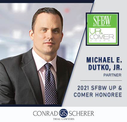 Michael E. Dutko, Jr. Selected as a 2021 Up & Comer Honoree by SFBW ...