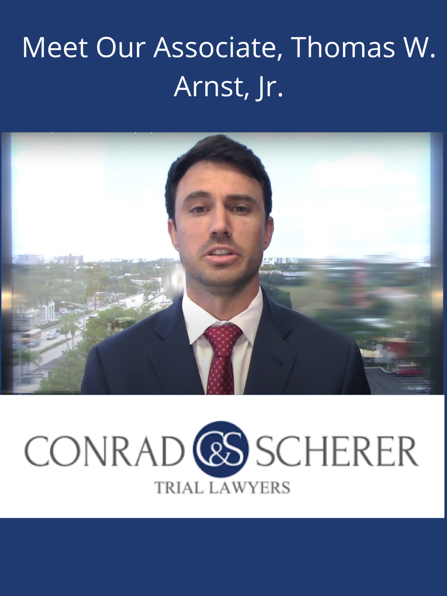 Meet Our Associate, Thomas W. Arnst, Jr., Conrad & Scherer - Conrad ...